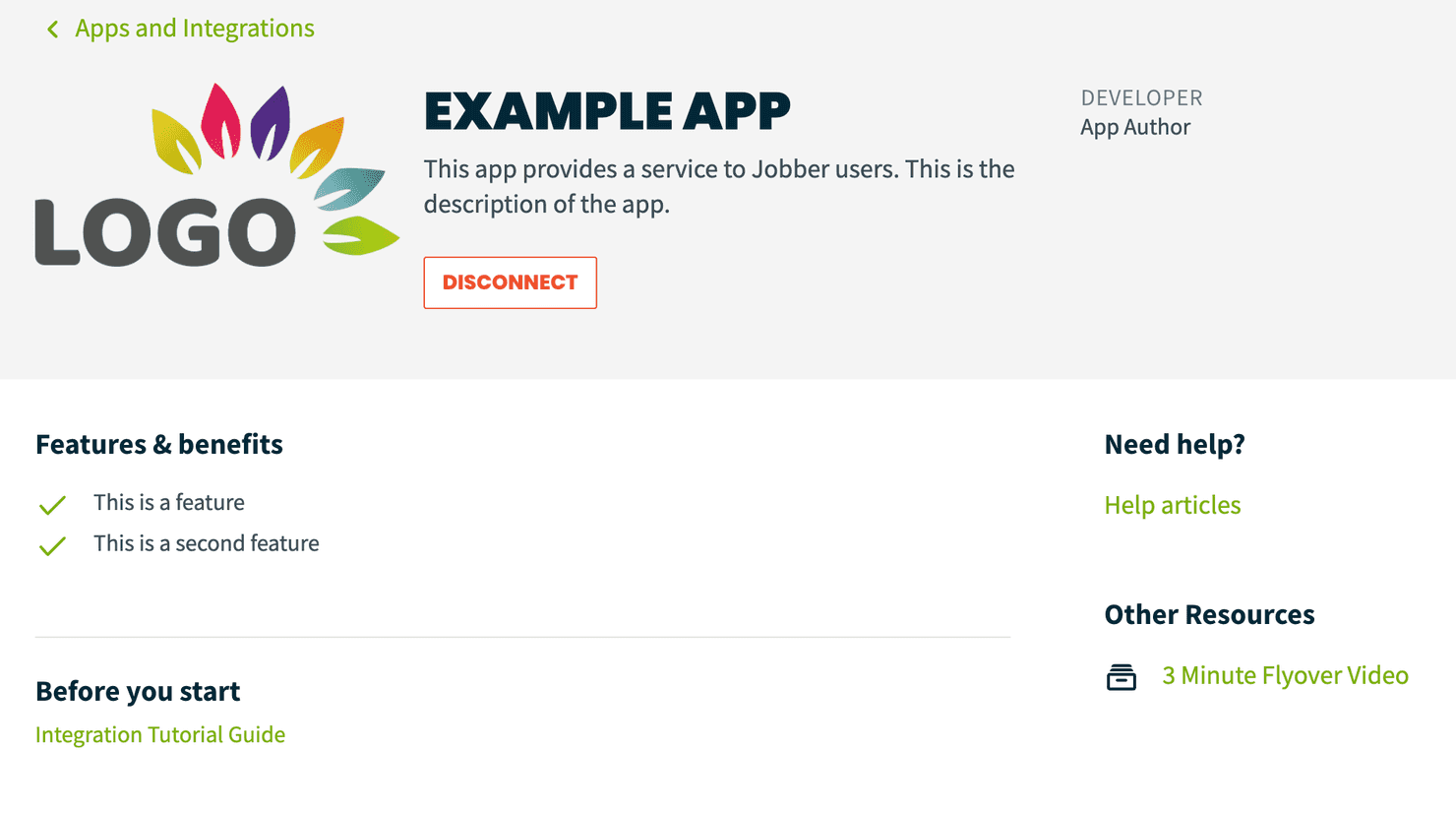Note: the details for the “Need help?”, “Other resources”, and “Before ...
